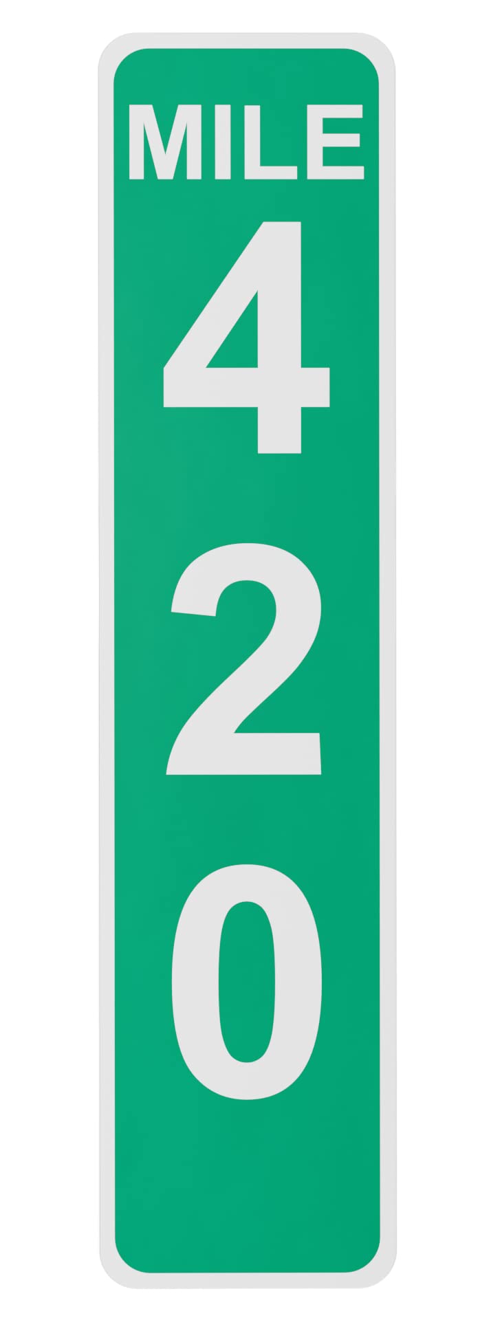 Amazon.com : 420 Sign Mile Marker 420 - 17 Inches Tall by 4 Inches Wide ...
