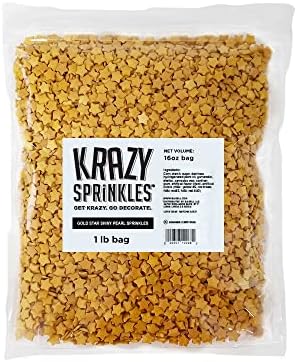 Amazon.com: Krazy Sprinkles - Edible Sprinkle Shapes (1LB, 1x Bag) for ...