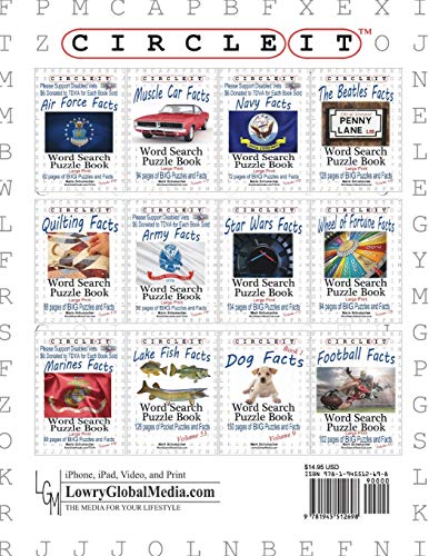 Snapklik.com : Circle It, US Marine Corps Facts, Word Search, Puzzle Book