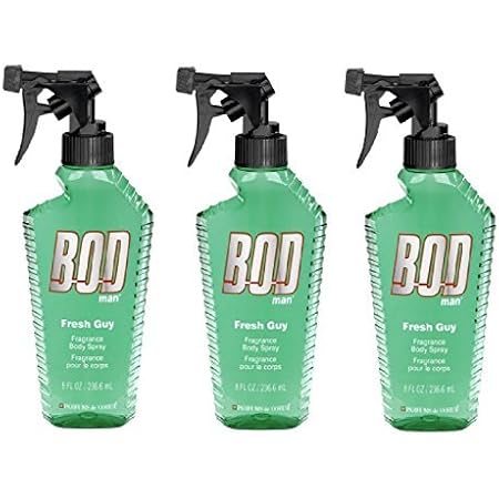 Amazon.com: Bod Man - Mens Body Spray - Black - Pack of 3 : Beauty ...