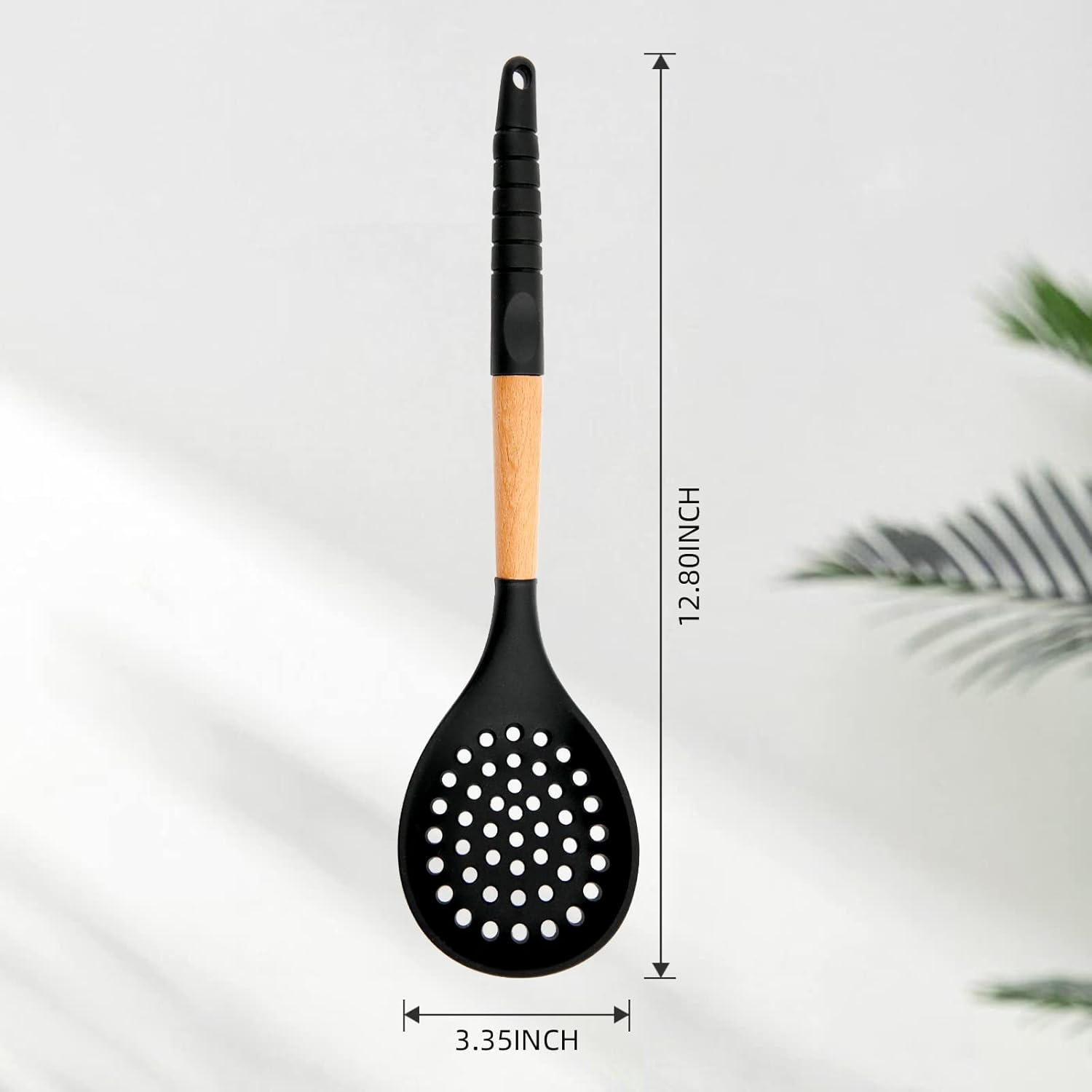 Cucharón de cocina, cuchara ranurada grande con alta resistencia al ...