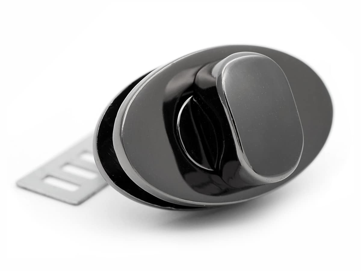 Amazon.com: CRAFTMEMORE 1 1/2 Inches Oval Turn Lock Clasp Purse Closure ...
