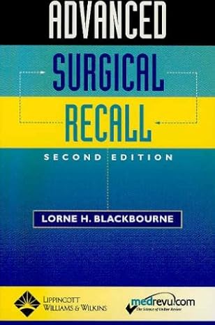 Advanced Surgical Recall (Recall Series): 9780781735377: Medicine ...