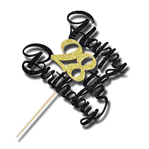 Snapklik.com : 28th Happy Birthday Cake Topper Happy Birthday Cake ...