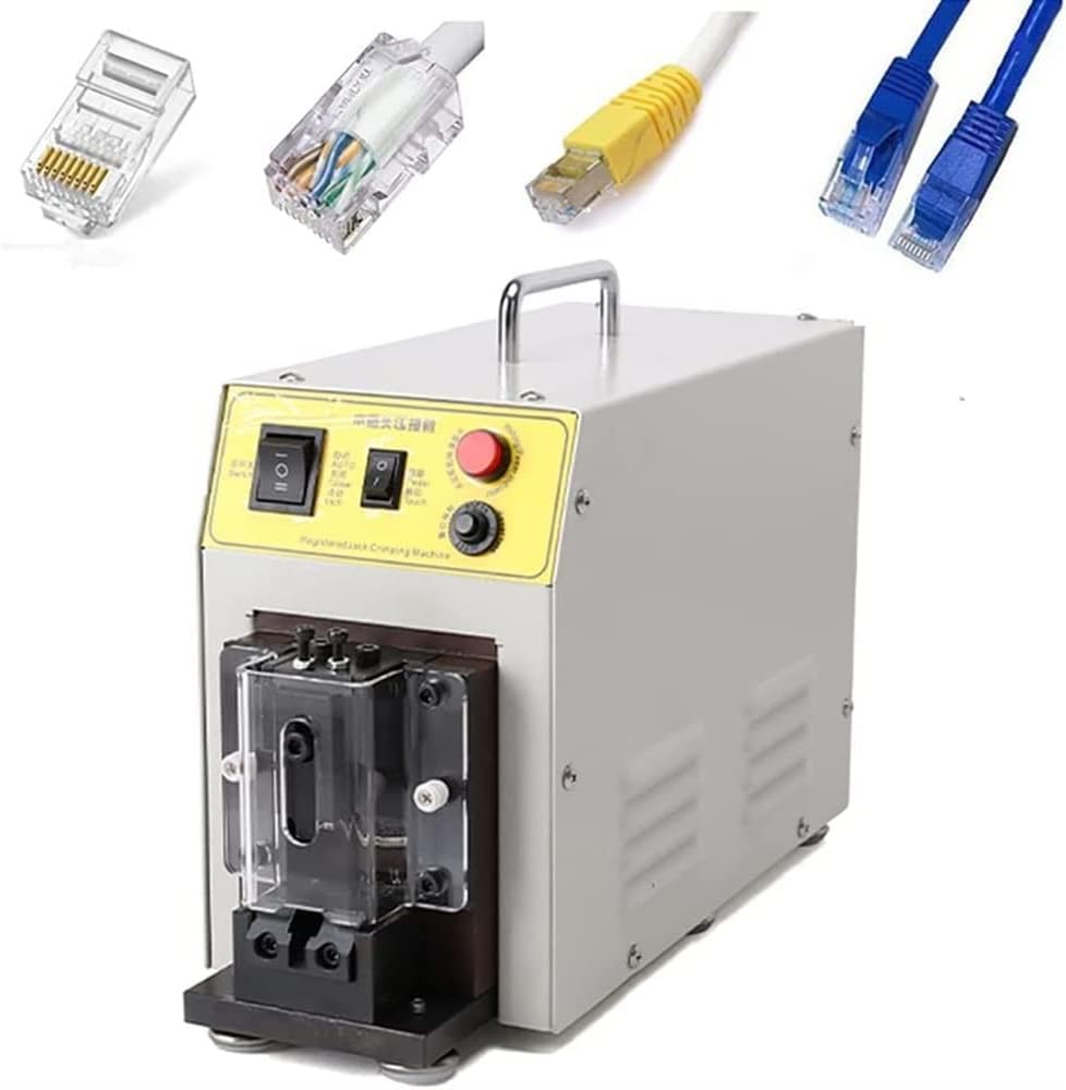ZIROXI Automatic Crimping Tool, Rj45 Connector Crimper Ethernet Network ...