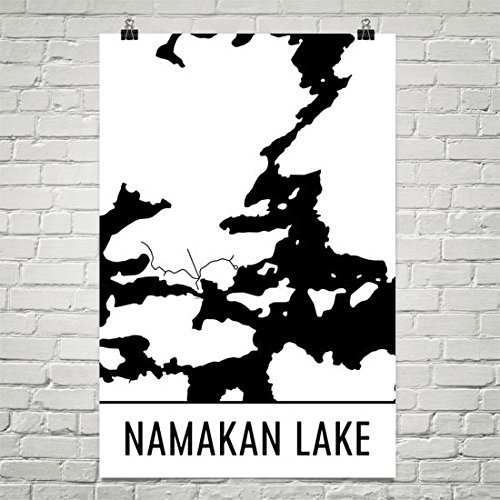 Amazon.com: Namakan Lake Minnesota, Namakan Lake MN, Namakan Lake Map ...