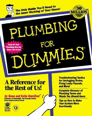 Amazon | Plumbing for Dummies (For Dummies Series) | Hamilton, Gene ...