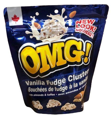 Amazon.com: OMG! Vanilla Fudge Clusters with Almonds & Toffee 200g ...