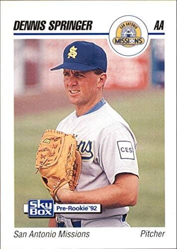Amazon.com: 1992 SkyBox AA #252 Dennis Springer MLB Baseball Trading ...