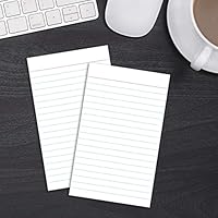 Amazon.com : Home Advantage Vertically Ruled White Mini Index Cards ...