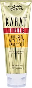 Body Butter Karat Tingle Tanning Lotion - Infused with Helio Carrot Oil ...