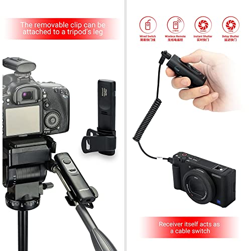 Snapklik.com : PROfezzion 164 Wireless Shutter Release Remote Control For Sony A7IV A7III A7II ...