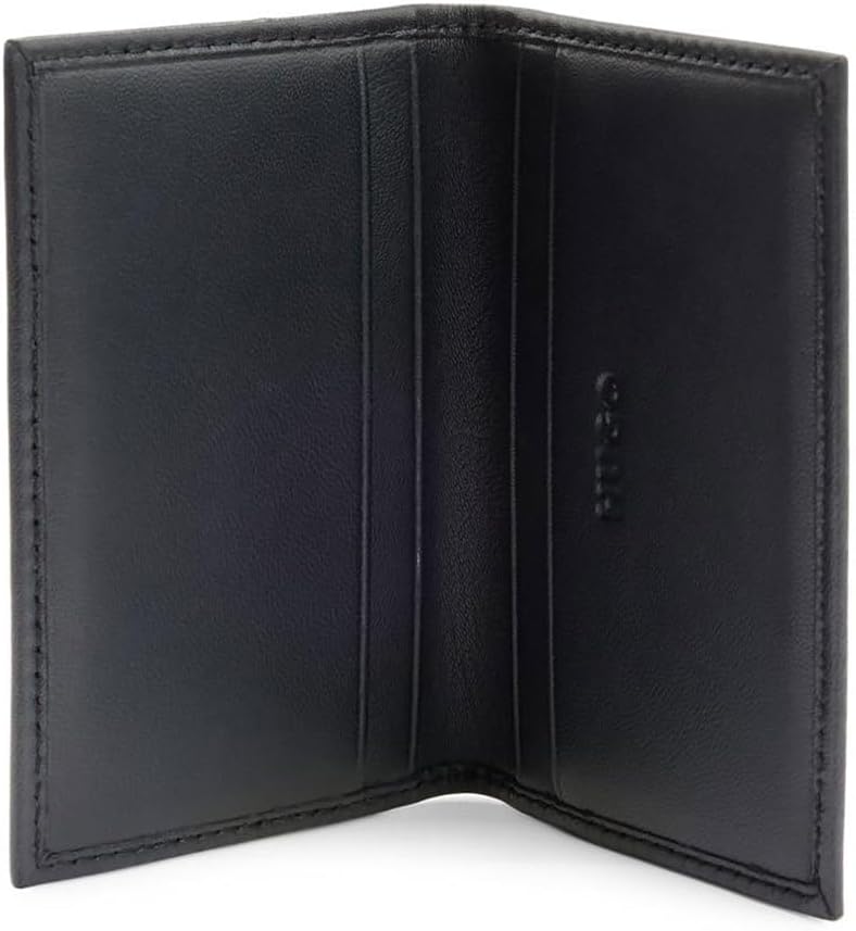 HUGO Boss Elliot Leather Black Cardholder One Size Black