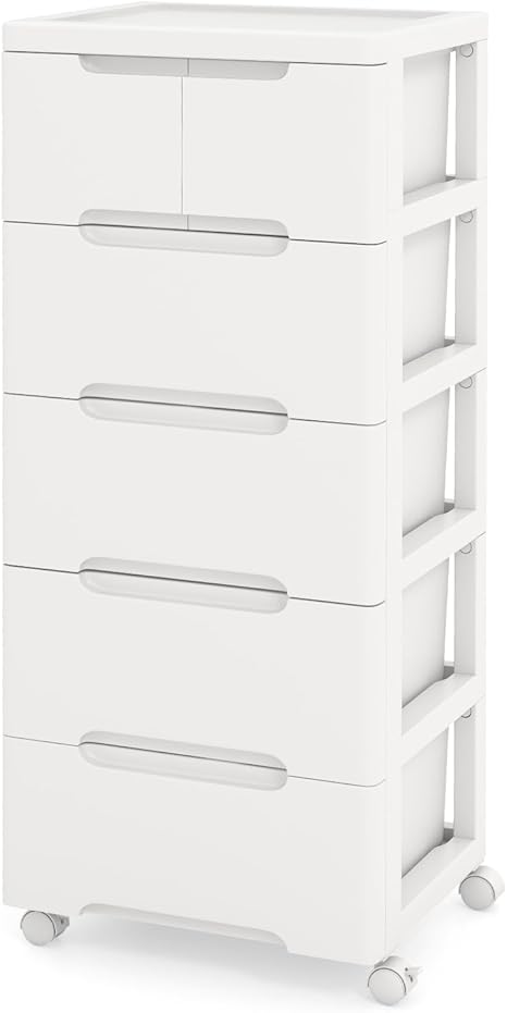 Amazon.com: LOKO 6-Drawer Plastic Rolling Storage Cart, Mobile Storage ...