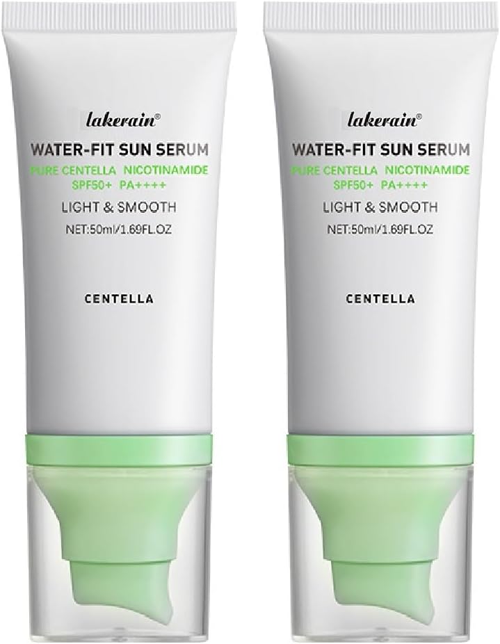 2 Pcs Centella Sunscreen SPF 50, Madagascar Moisturizing Non-Sticky ...