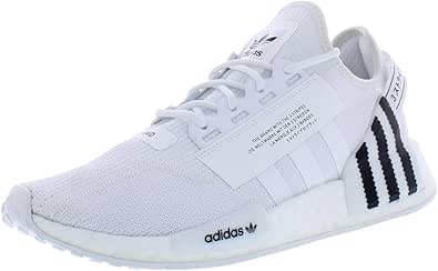 Amazon.com | adidas Men's NMD R1 V2 Casual Running Shoes, White/Black ...
