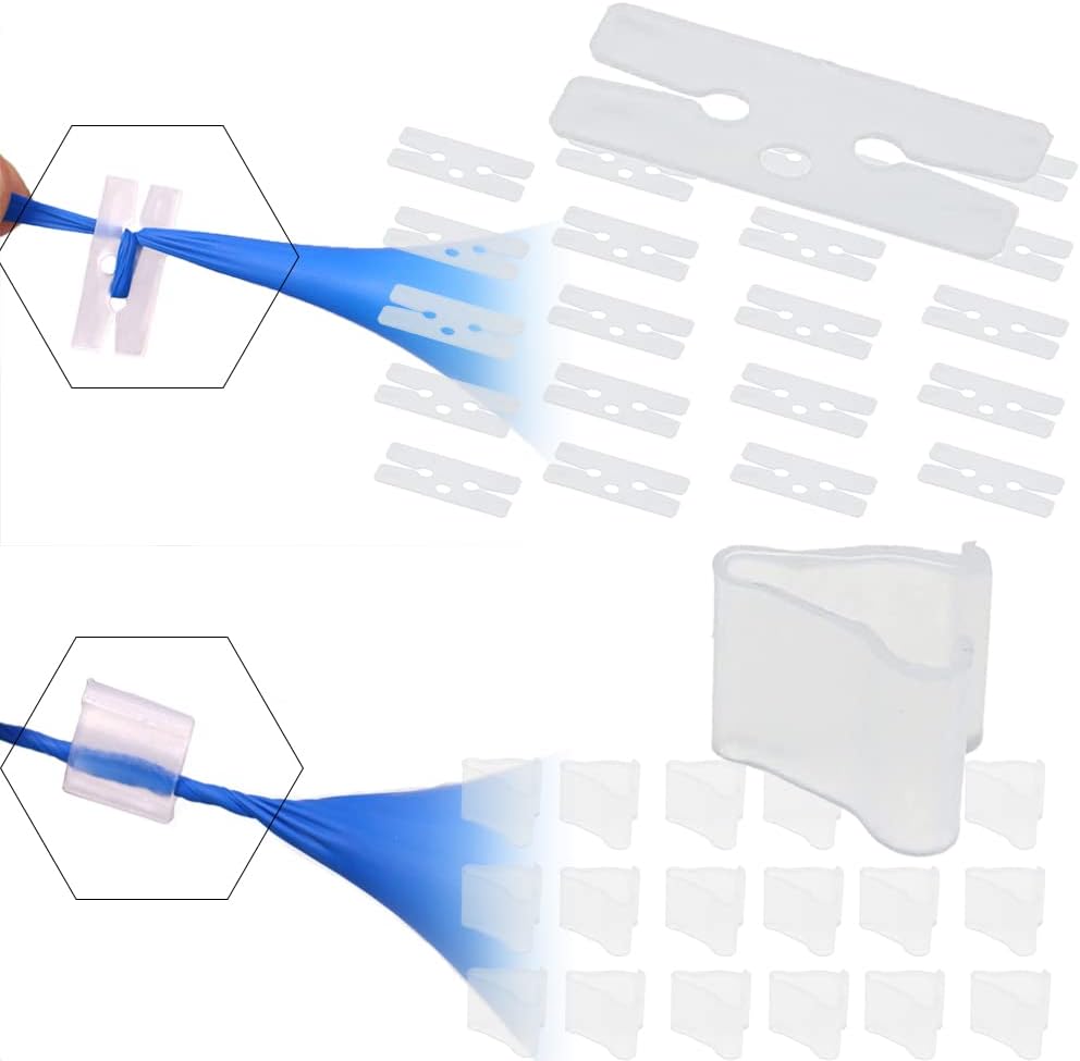 Amazon.com: 300pcs Balloon Clips for Sealing, Balloon Clips Clamps ...