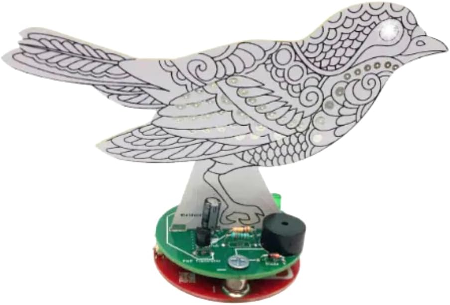 Amazon.com: Learn to Solder Blinker Bird | Skill Badge, DIY Electronics ...