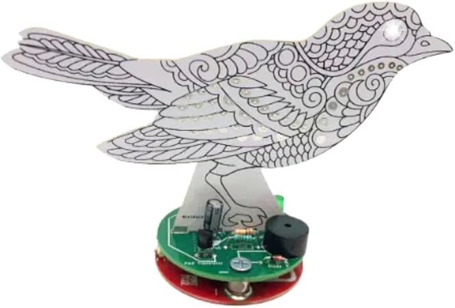 Amazon.com: Learn to Solder Blinker Bird | Skill Badge, DIY Electronics ...