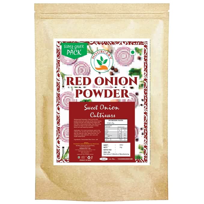 Nourcery Red Onion, 1Kg (Sweet Onion Cultivars) : Amazon.in: Grocery ...