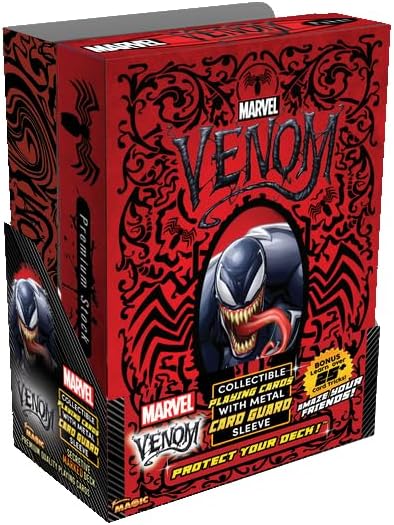 Amazon.com: Fantasma Marvel Venom Playing Cards with Guard : Toys & Games