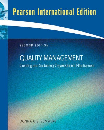 Amazon | Quality Management: International Edition | Summers, Donna C ...