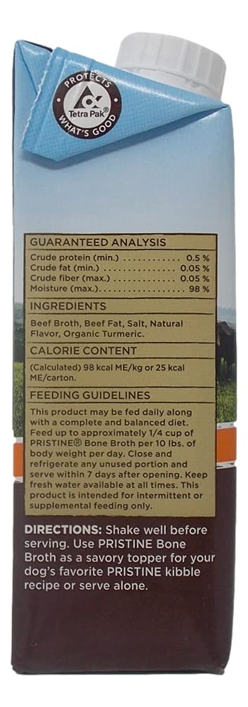 Castor & Pollux Pristine Bone Broth Meal Topper 3 Flavor Variety (1 ...