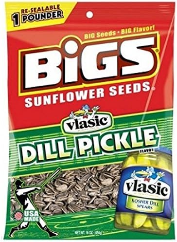 Amazon.com : BIGS Vlasic Spicy Dill Pickle Flavored Sunflower Seeds ...