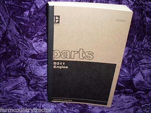 Caterpillar D311 Engine OEM Parts Manual: Caterpillar D311: Amazon.com ...