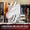 Amazon.com: Dragon Bookend | Pops Off Your Shelf | Paintable Solid ...