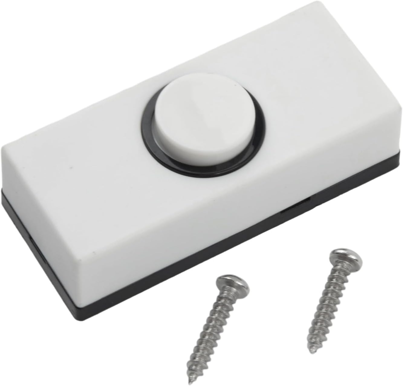 K M Electronics® Door Bell Chime Bell Push Press Button White Black ...