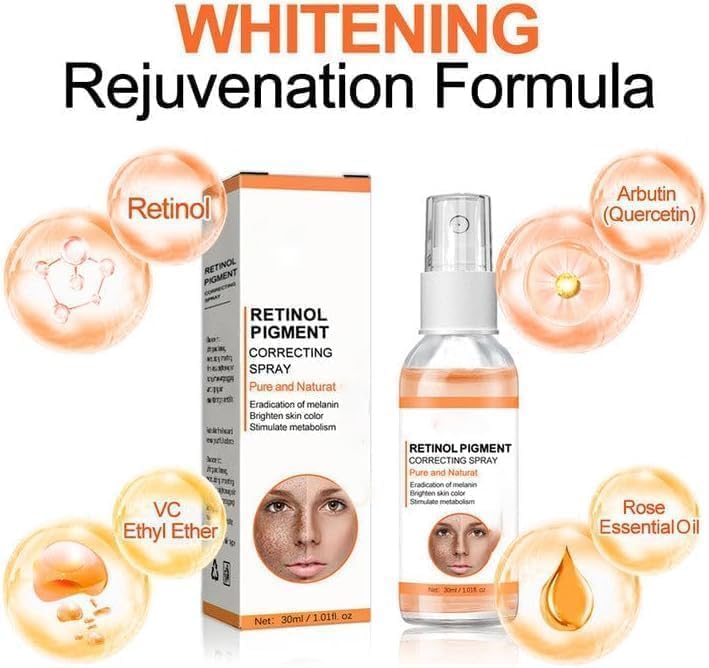 GFOUK Retinol Pigment Correcting Spray, Spot Removing Spray, Melanin ...