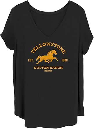Y Yellowstone Insignia de Dutton Ranch CamisaMujer : Amazon.com.mx ...