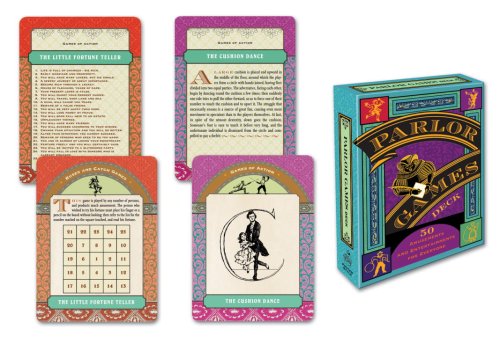 Amazon | Parlor Games Deck: 50 Amusements and Entertainments for ...