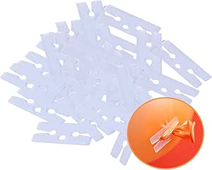 Pack of 200 Balloon Clasps, Balloon Closures, Quick Release for ...