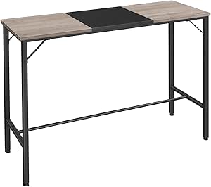 Amazon.com: HOOBRO Bar Table, 47.1" Rectangular Pub Table, Tall Counter Height Pub Table, Long ...