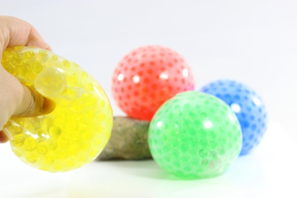 Buy GAJUS Anti Stress LED Mesh/Bulb Spongy Ball Toy Light While Touch ...