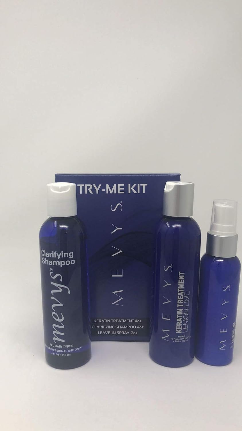 Amazon.com : Mevys Try Me Kit - Starter Kit With Lemon Keratin ...