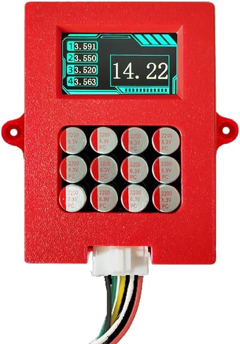 Amazon.com: 5A Lipo/lifepo4 Active Balancer 4s with Voltage Dispaly 12V ...