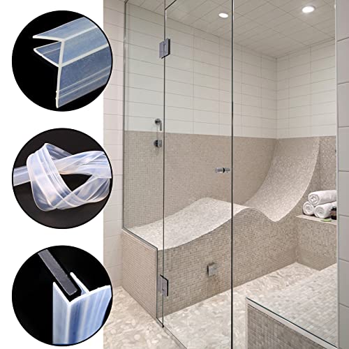 CJHZQYY Shower Screen Door Glass Seal Strip, Shower Seals for 6mm Glass ...