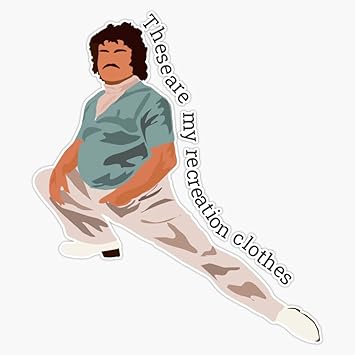 Amazon.com - Nacho Libre These Are My Recreation Clothes Bumper Sticker ...