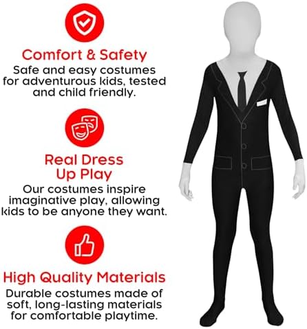 Slenderman Morphsuit Kids