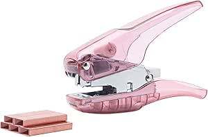 Amazon.com : NatSumeBasics Plier Effortless Stapler & 1000 Rose Gold ...