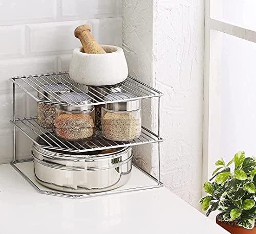 Zepdos Stainless Steel Square Plate Rack for Kitchen with Cup Stand ...