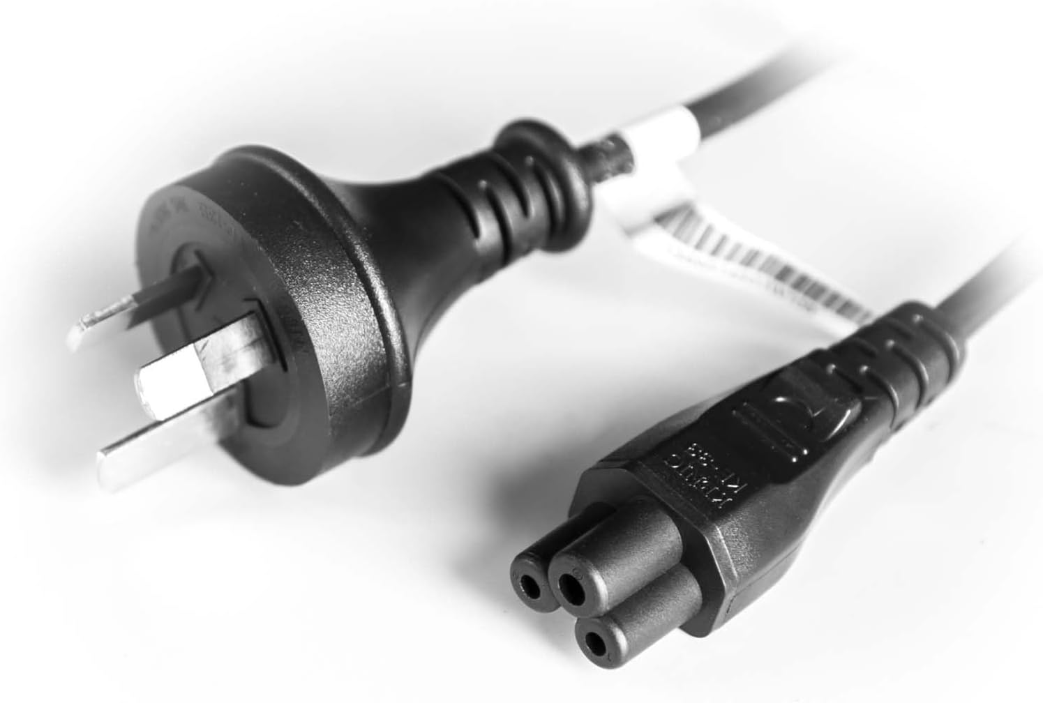 AU 3 Pin Mains Power Lead Cable Cord Compatible with PC Laptop Monitor ...