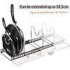 MASTERTOP Expandable Pans Organiser Rack Holder, Baking Trays and ...