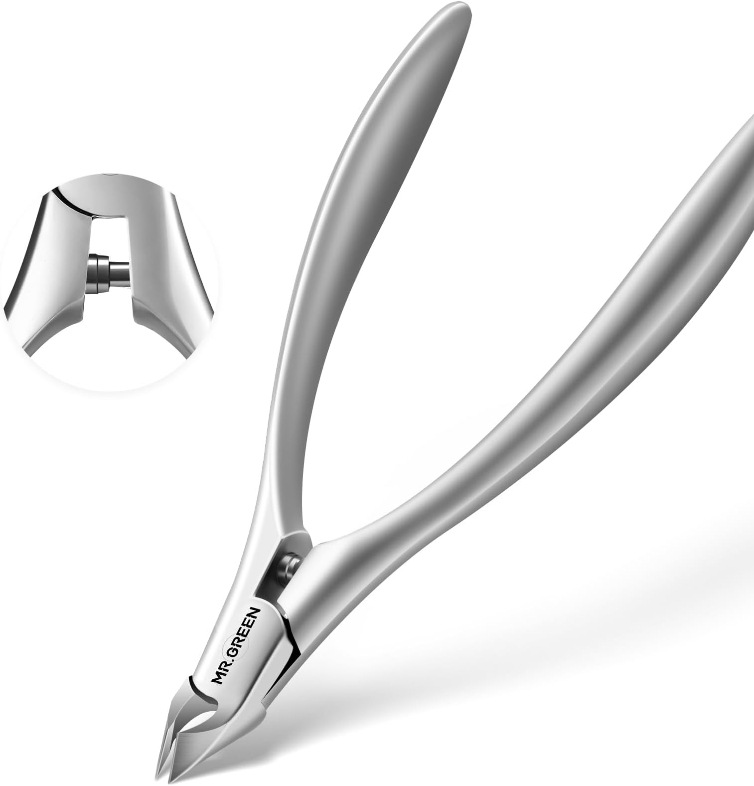 Amazon.com: MR.GREEN Cuticle Nippers Innovate Cuticle Scissors Built-in ...