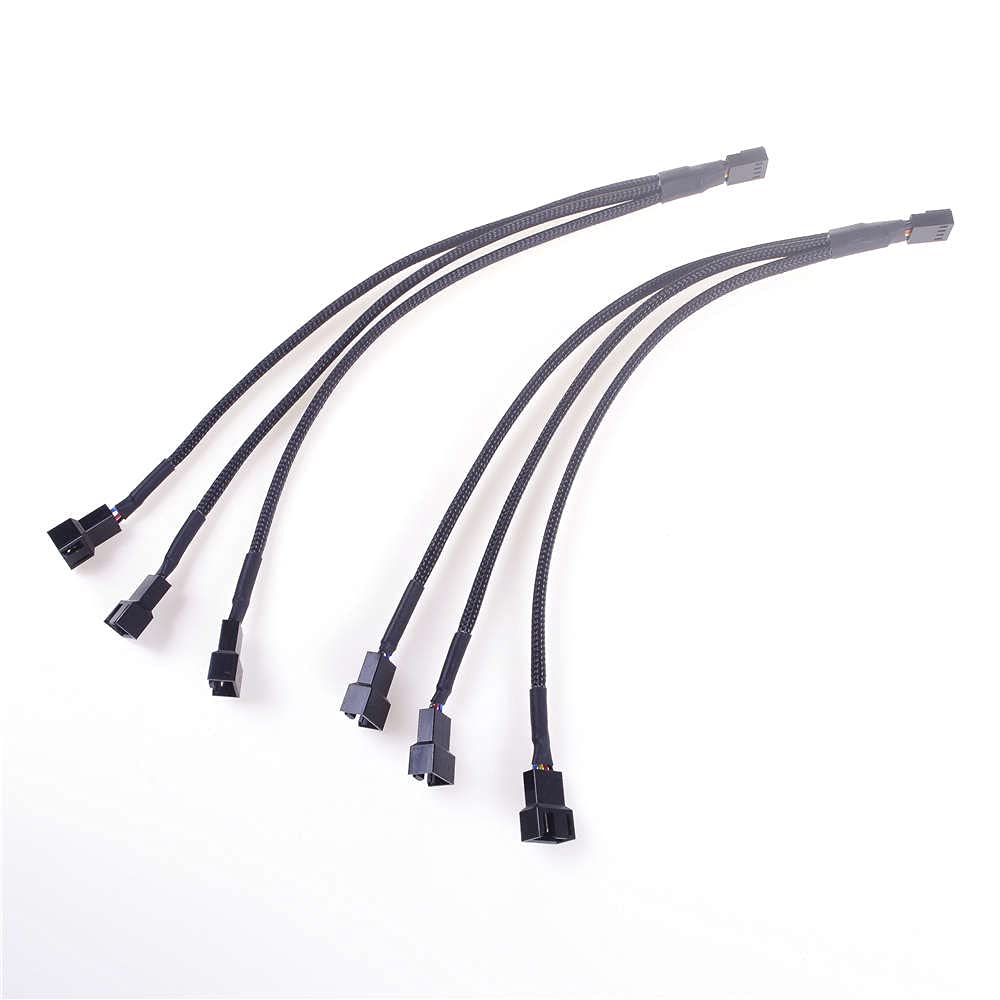 Buy ANGEEKPWM Temperature Control Cooling Fan Cable PC Adapter Fan 4 ...