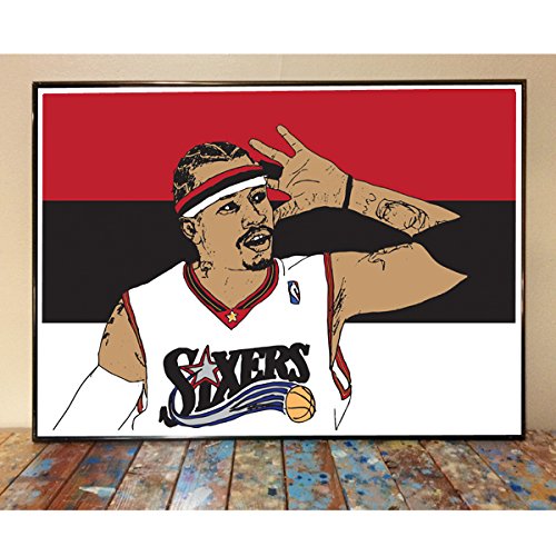 Amazon.com: LETMEDRAWYOURPICTURE Allen Iverson The Answer Original Art ...