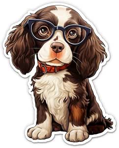 Amazon.com: English Springer Spaniel Sticker - 3" Laptop Sticker ...